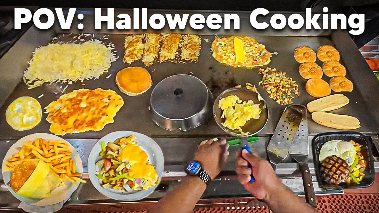 Spooky Eats 🎃👻 APE CHEF 🦍 | BEAST MODE POV COOKING - YouTube
