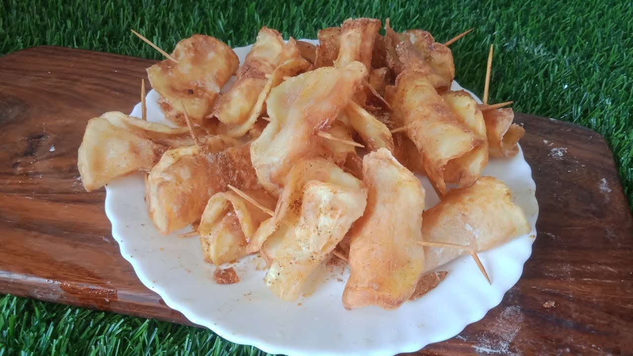 super simple potato roll chips simple cooking - YouTube