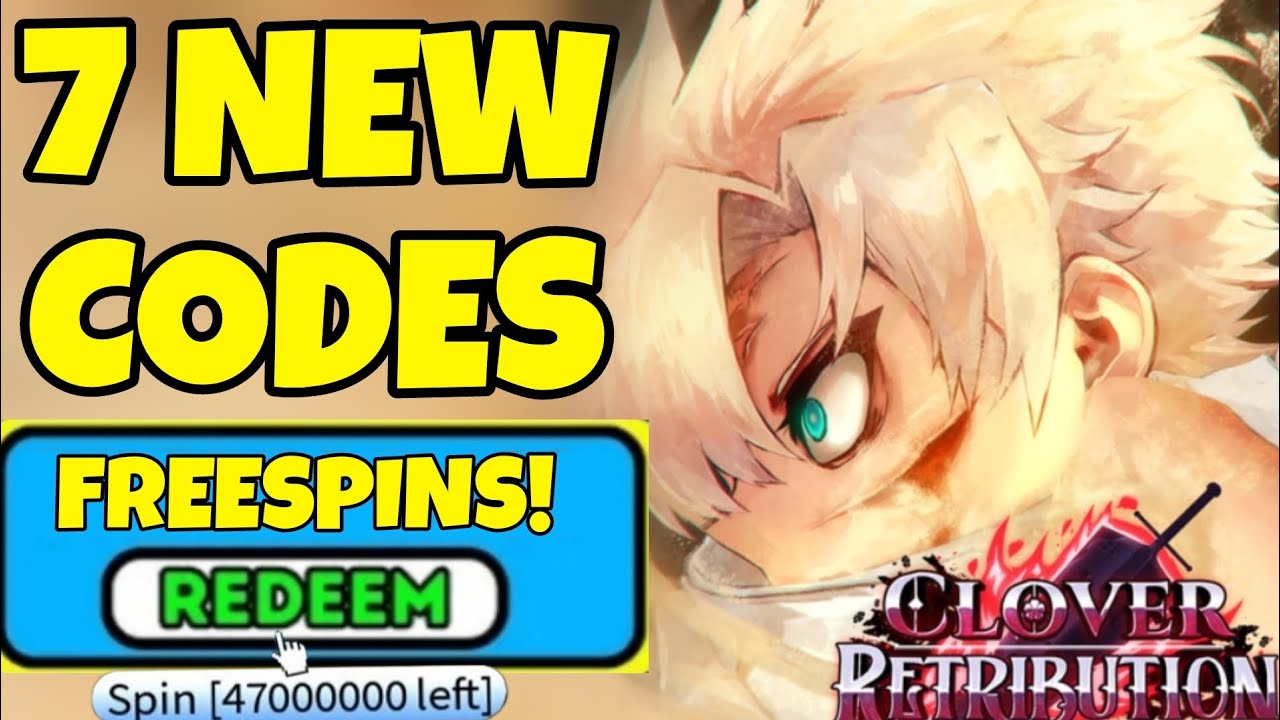 *NEW* ALL WORKING CODES FOR CLOVER RETRIBUTION IN 2024/ROBLOX CLOVER ...