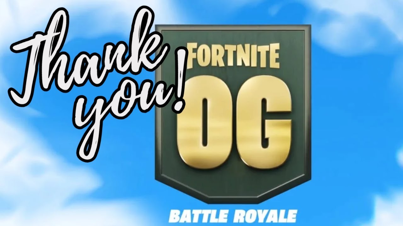 Thank you Fortnite - YouTube