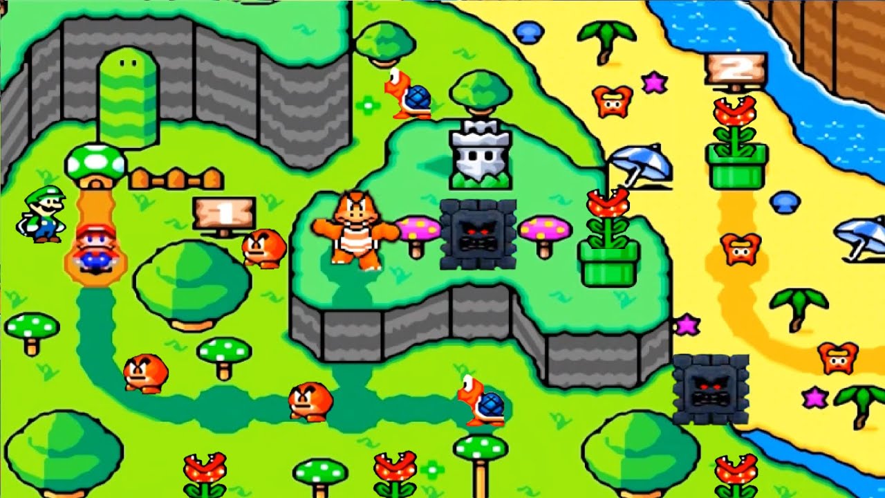 Super Mario World HD 2021: World 1: Mushroom Meadows - YouTube