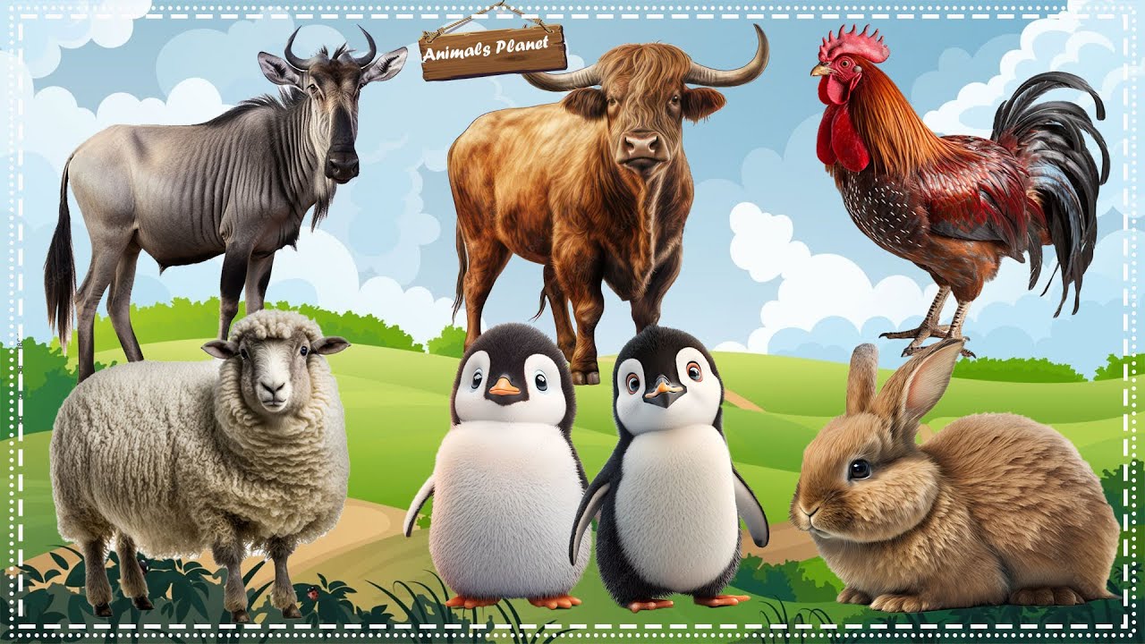 Funny Animal Moments Compilation For Relax: Gnu, Sheep, Rabbit, Chicken ...
