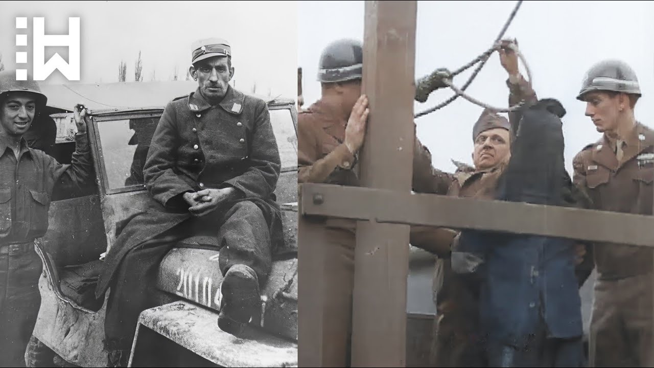 Painful execution of Nazi SS officers who shot and burned 360 people ...