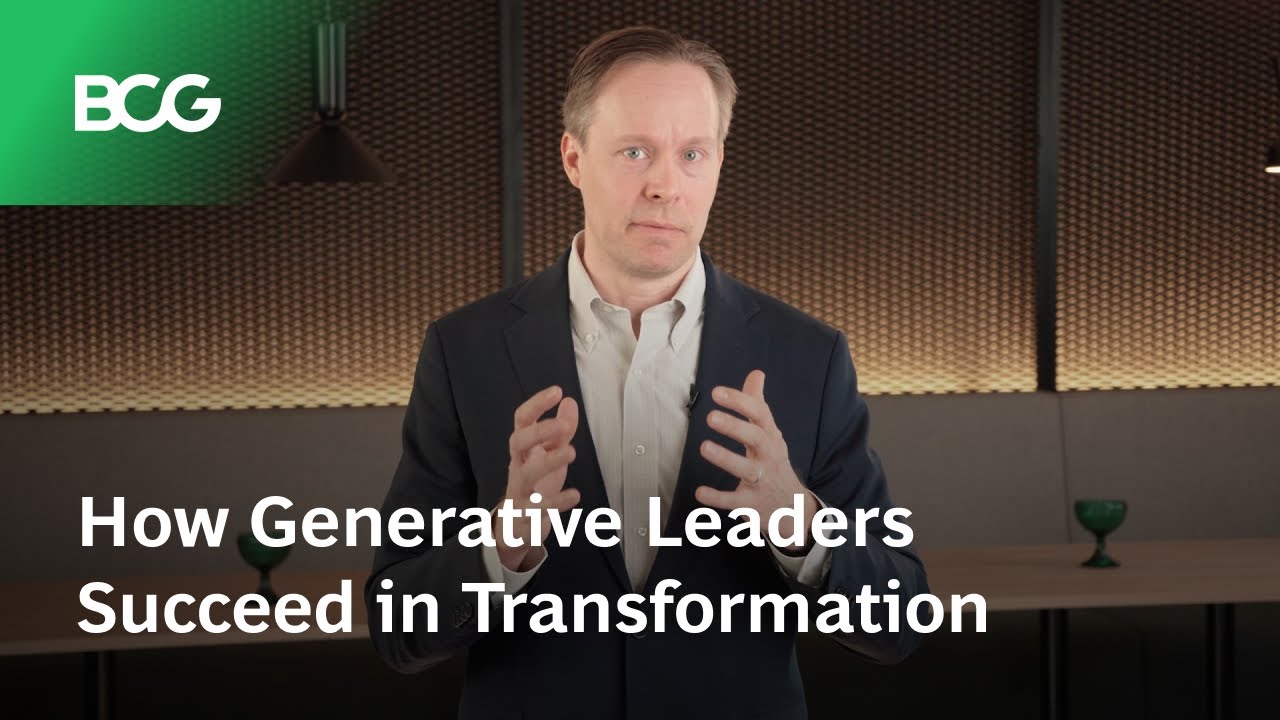How Generative Leaders Succeed in Transformation - YouTube