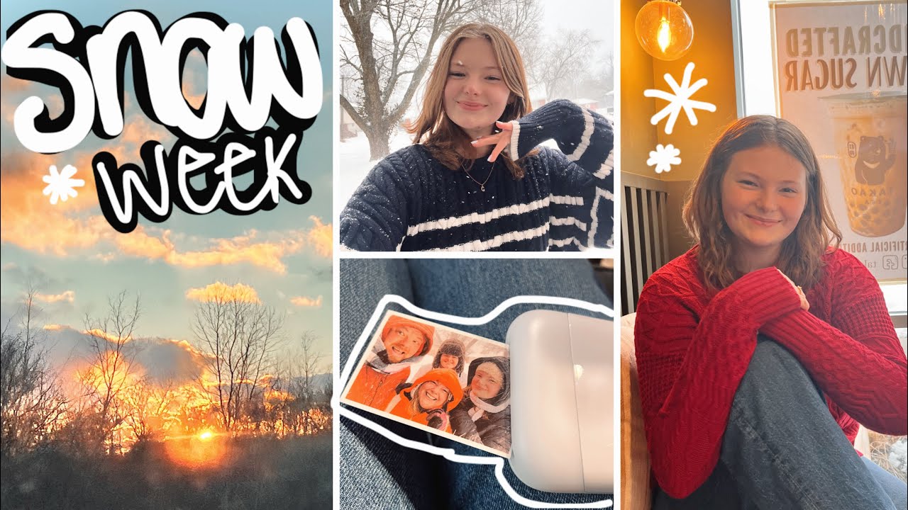 Snow week and New years week! - YouTube
