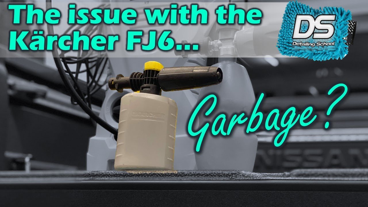 I don’t get decent snow foam... the Kärcher FJ6 misery - YouTube