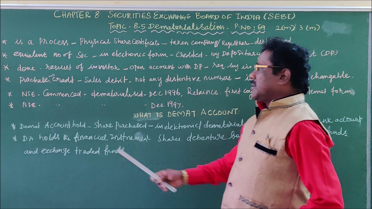 CLASS 12 COMMERCE CHAPTER 8 SECURITIES EXCHANGE BOARD OF INDIA DEMATERIALIZATION YouTube class-12-commerce-chapter-8-securities-exchange-board-of-india-dematerialization-youtube