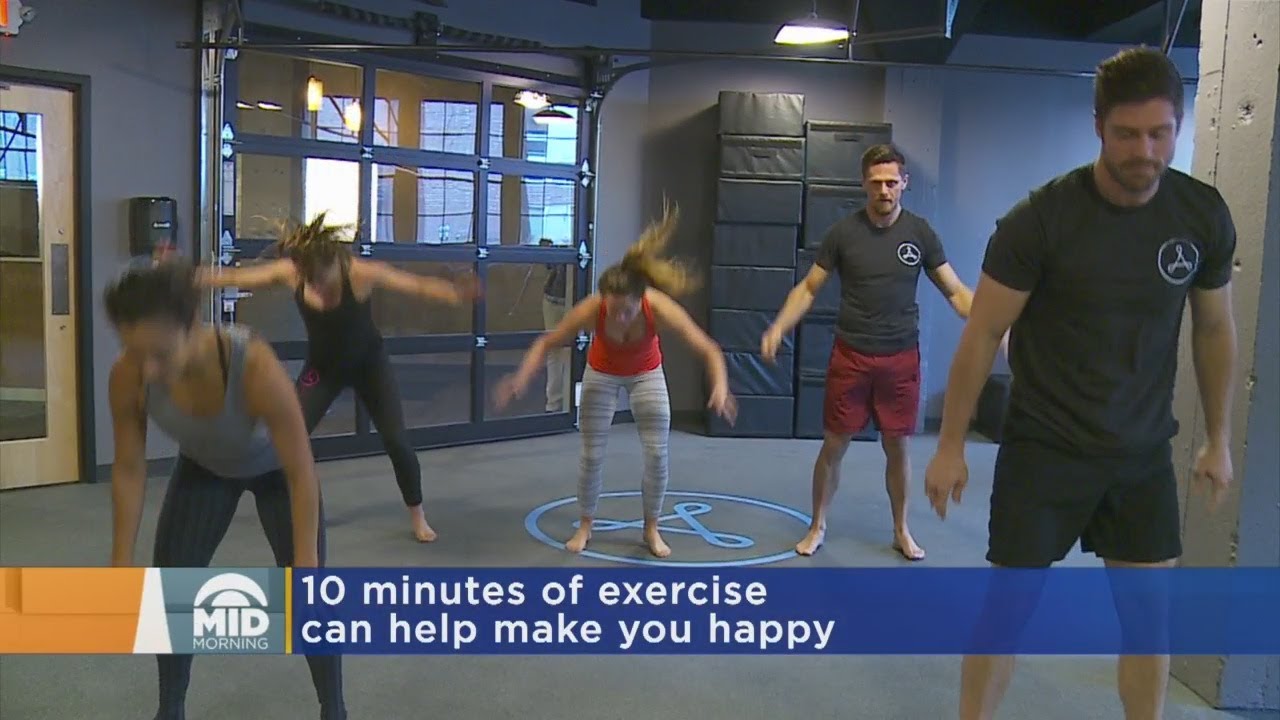Research: Even 10 Minutes Of Exercise Can Improve Mood - YouTube