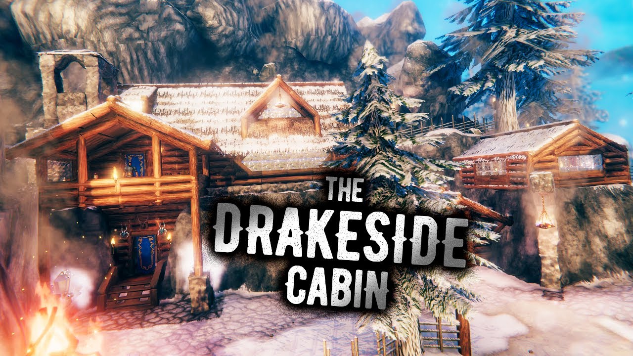 Valheim : The Buildthrough : Ep31 Multi-level Mountain Cabin with ...