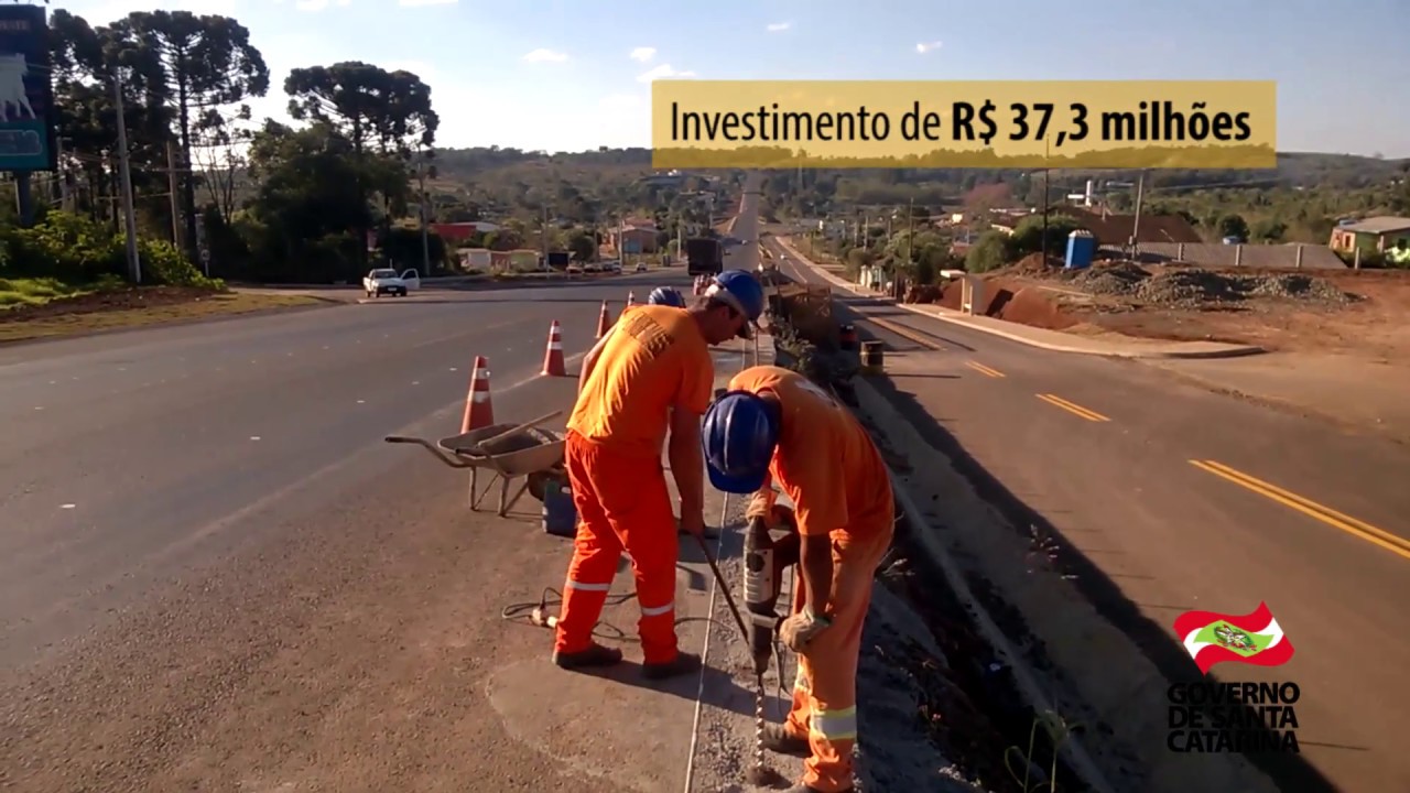 Revitalização da SC-480 em Chapecó - YouTube