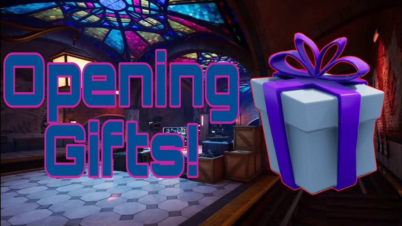 Fortnite: Opening Gifts! (Chapter 5 Season 1) - YouTube