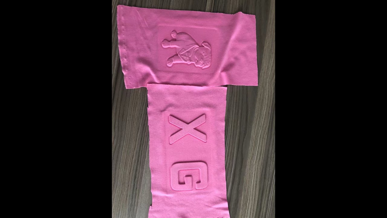 Embossing silicone printing - YouTube