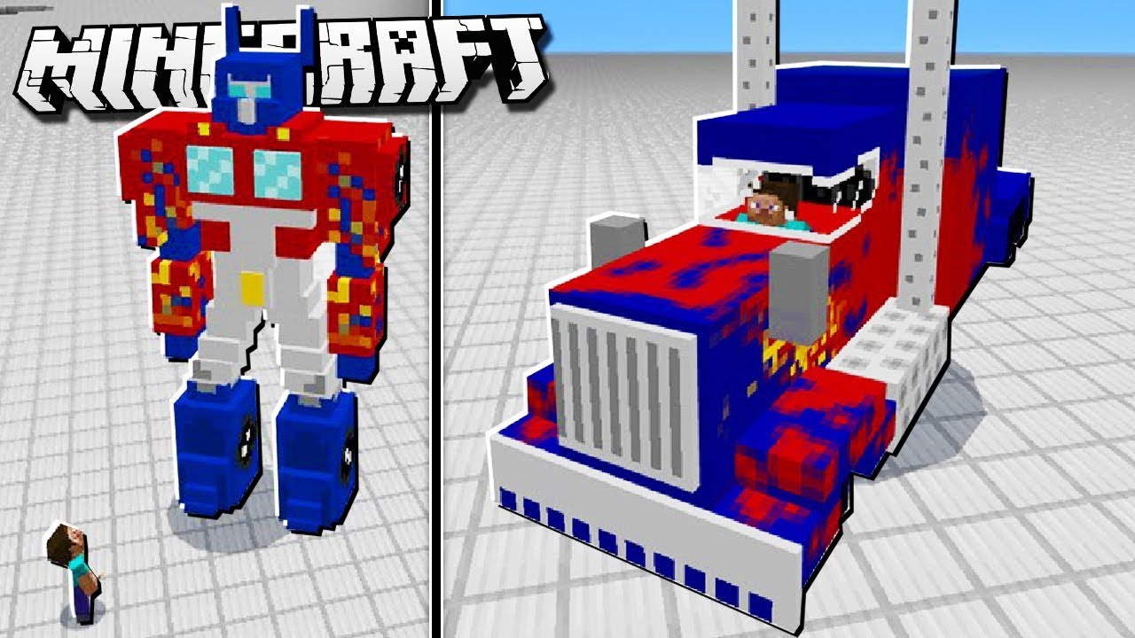 BECOME A TRANSFORMER in Minecraft! - YouTube