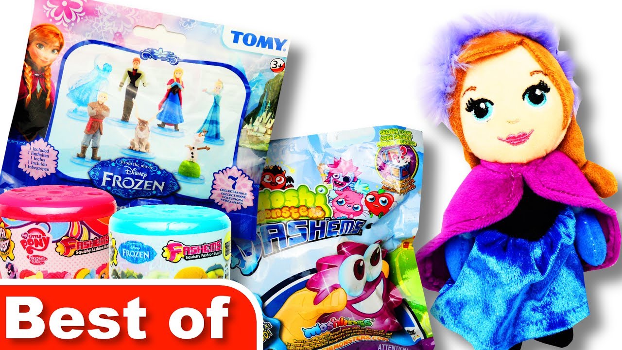 Disney Froze Blind Bags Mashems Moshi Monsters Fashems Opening - YouTube