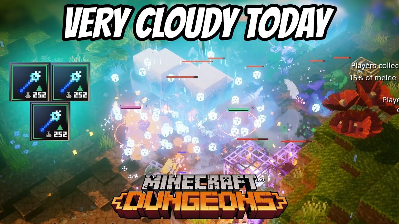 Minecraft Dungeons Weather: Very Cloudy (Co-op Ice Wands Artifacts ...