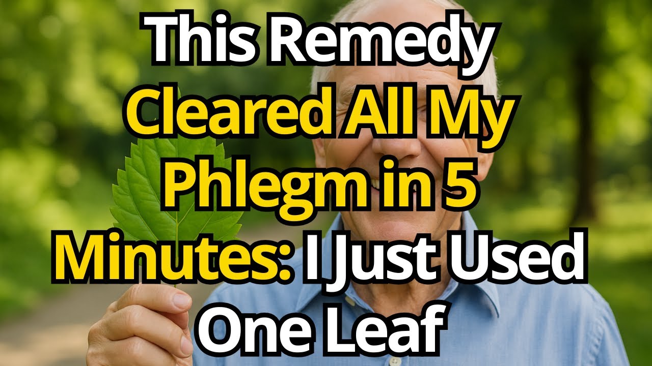 The Best PLANT to ELIMINATE All the PHLEGM and MUCUS from Your THROAT ...