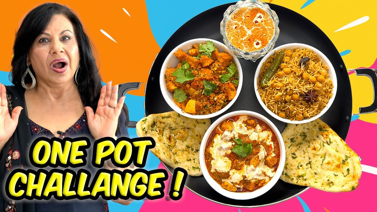3 Meals! Breakfast, Lunch and Dinner! One Pot Challenge Recipe in Urdu ...