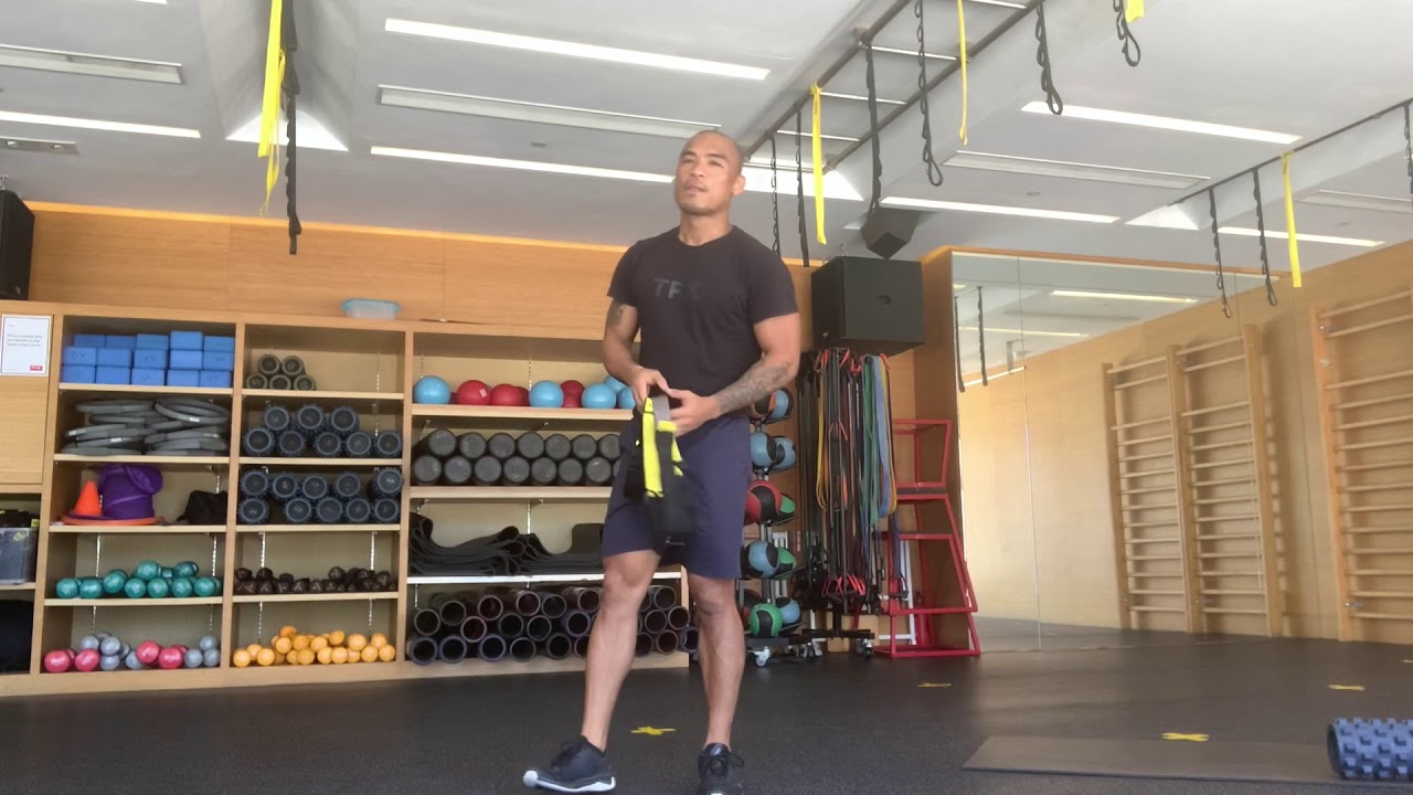 TRX suspension trainer workout, - YouTube