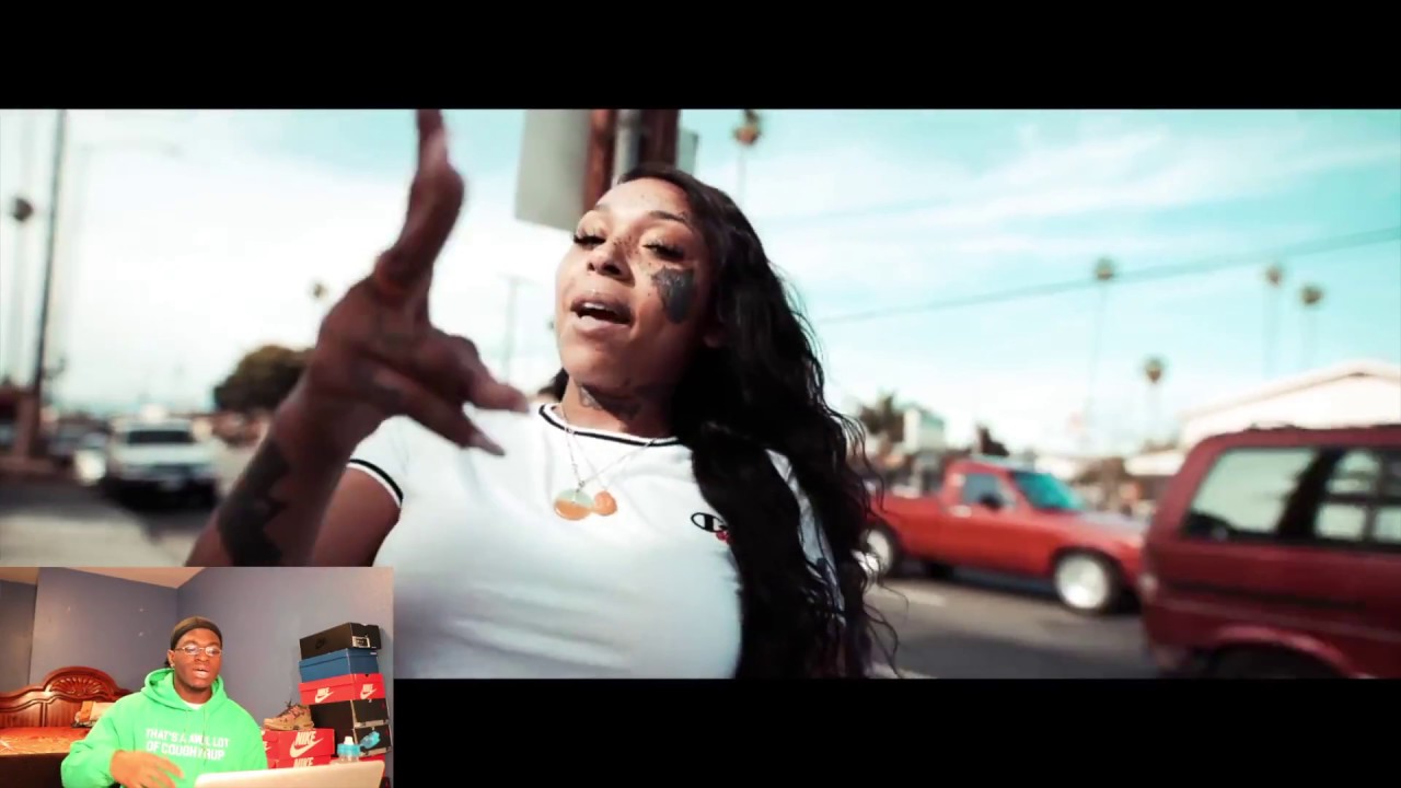 MY FIRST FEMALE ARTIST REACTION.... Fine 304 Hoe Talk (plug walk remix ...