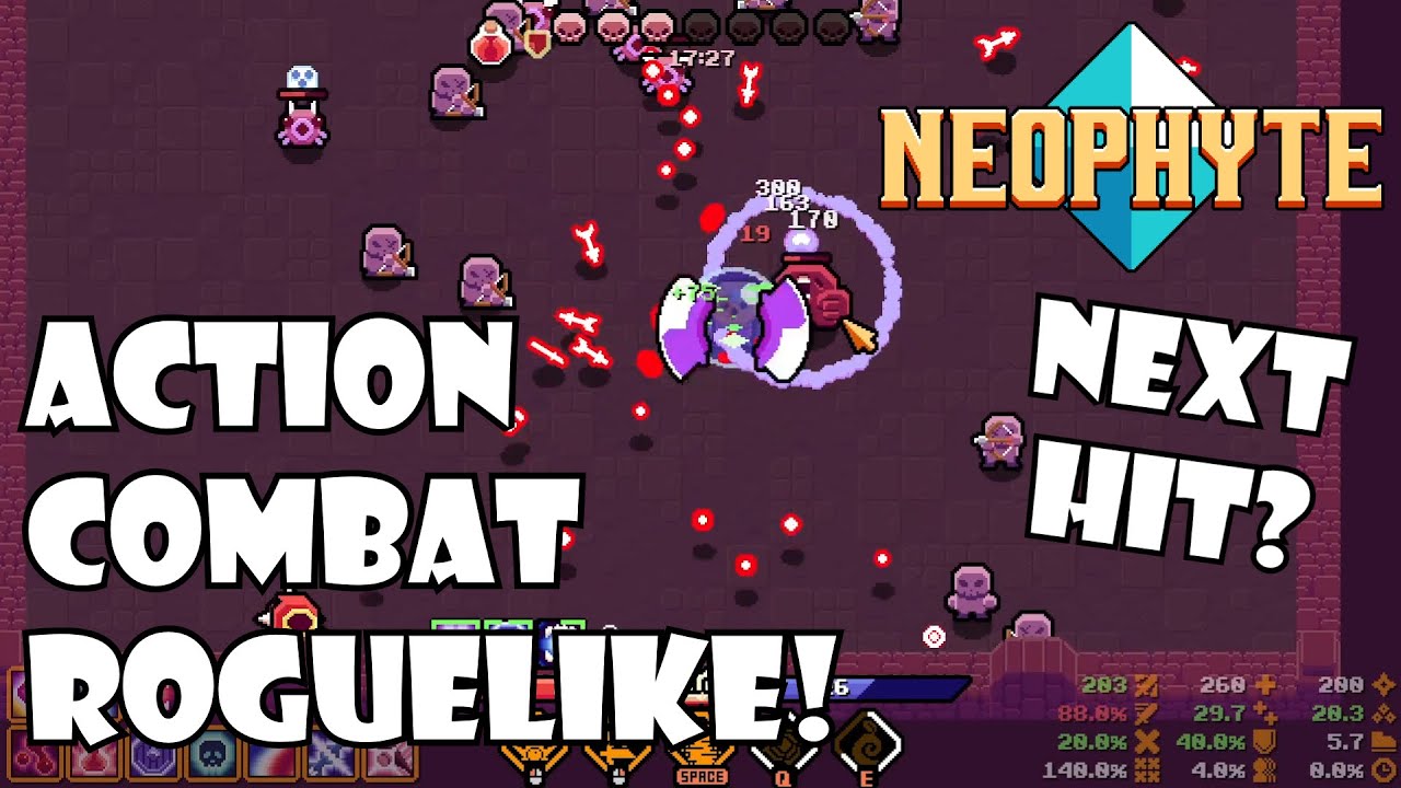 Fun little action combat roguelike! Black hole blades and Laser beams ...