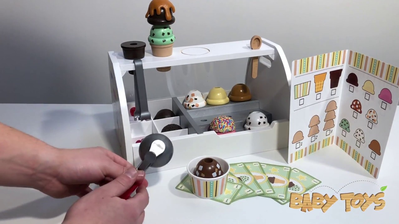 Melissa & Doug isbod i træ - Babytoys.dk - YouTube
