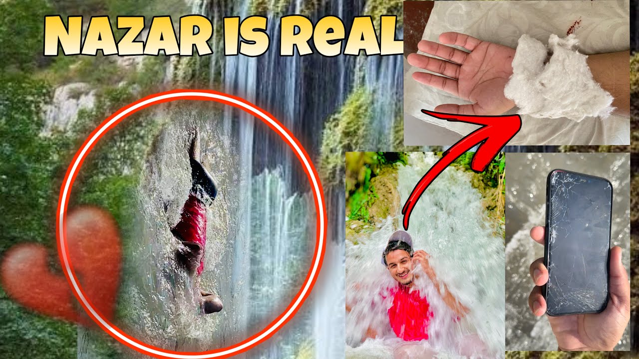 NAZAR IS REAL💔Umbrella Waterfall || iphone Damage😭Bohot choot ai - YouTube