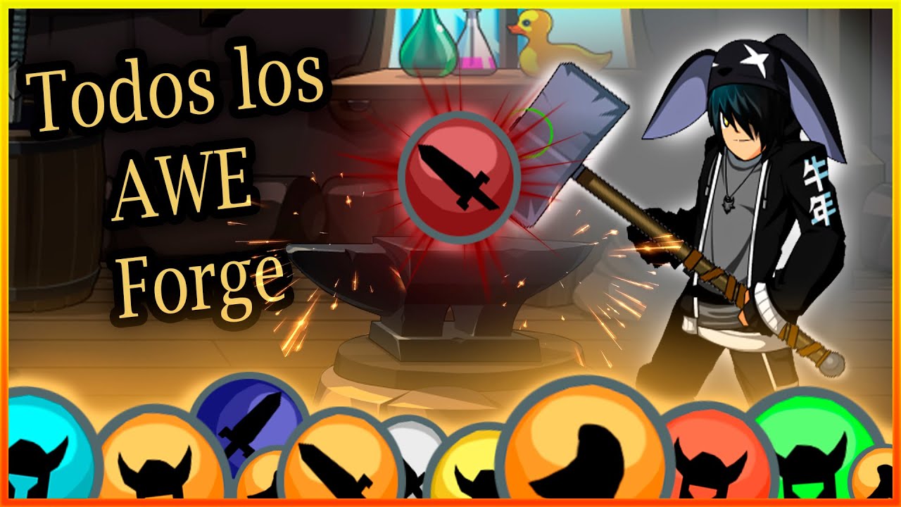 [AQW ESPAÑOL] ¡COMO CONSEGUIR LOS ENCANTAMIENTOS DE AWE Y FORGE! - YouTube