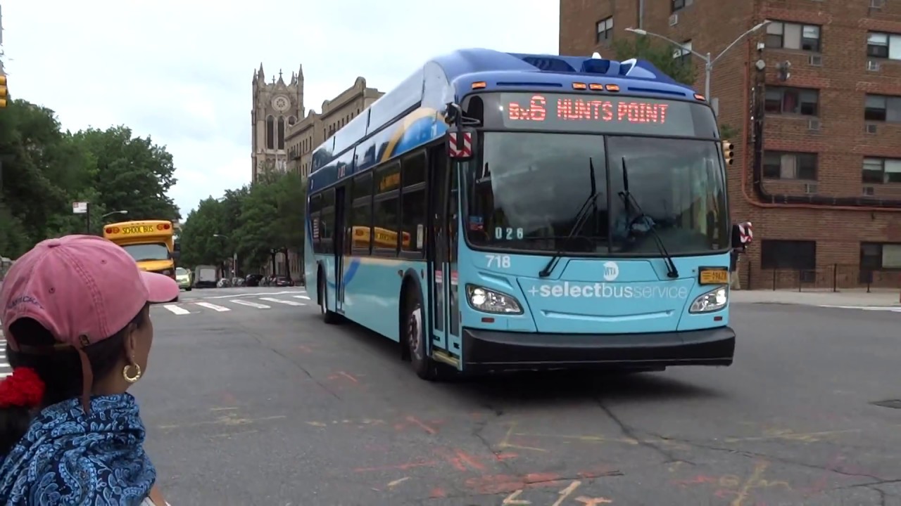 MTA New York City Bus: New Flyer XN40 "Xcelsior" #718 Bx6 @ W. 155th ...