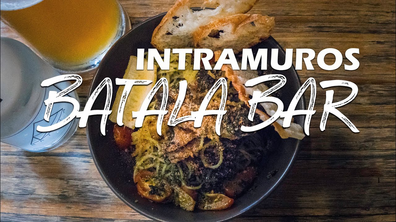 Batala Bar in Intramuros, Manila | Short Food Vlog - YouTube