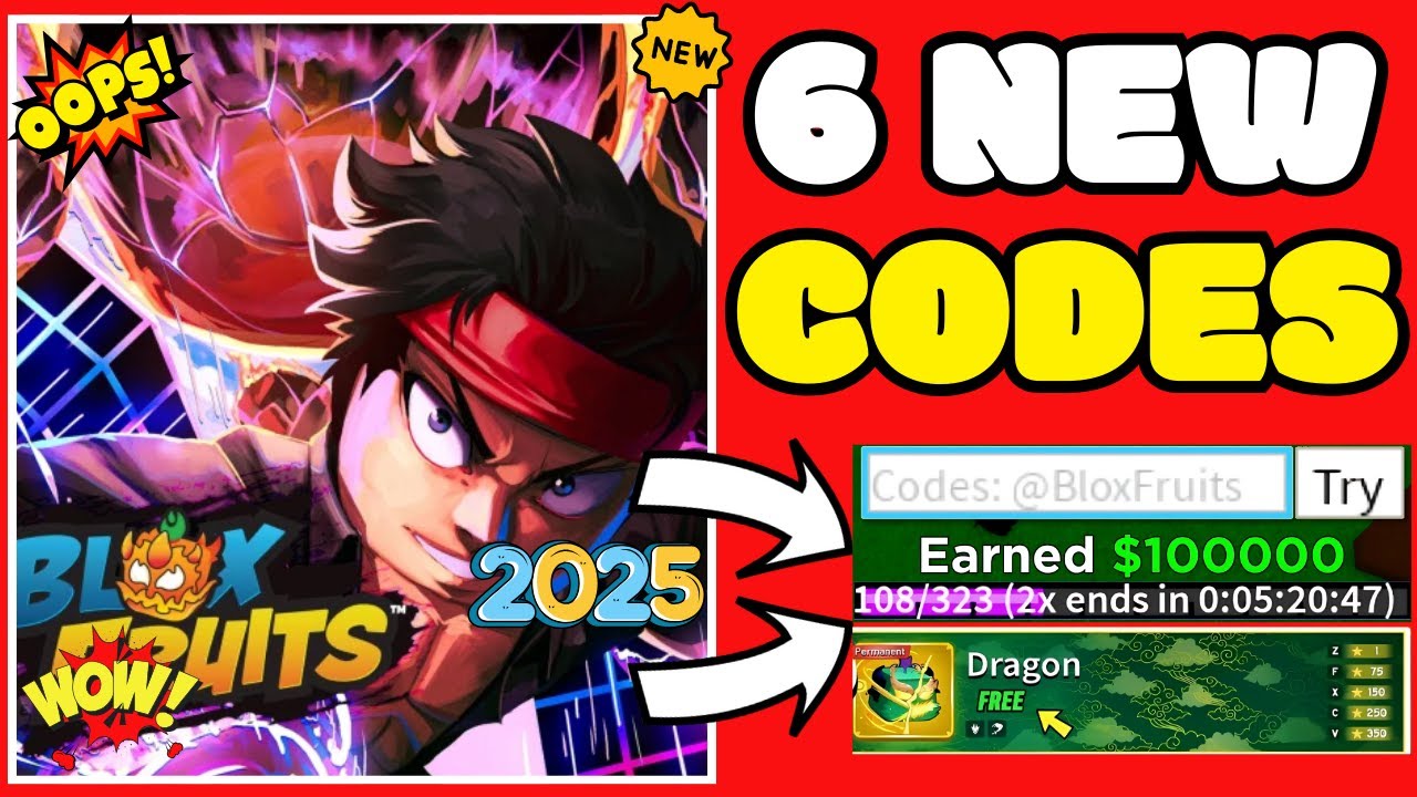 [UPD]*NEW CODES* BLOX FRUITS REDEEM CODES 2025 - ROBLOX BLOX FRUITS ...