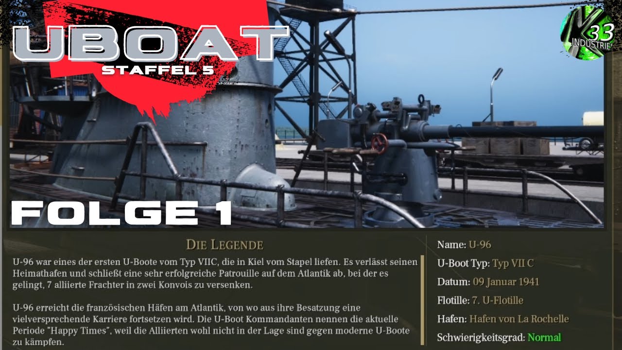Uboat (Mit Mods) Staffel 5 Folge 1 - U-96 Die Legende - YouTube