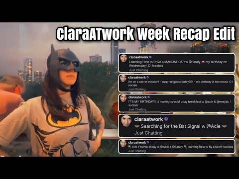 Amazing Week of Content with ‎⁨@ClaraATwork⁩ - YouTube