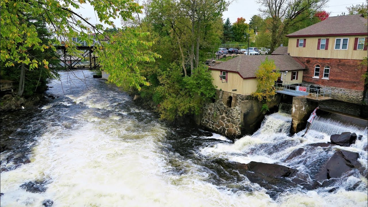 Bracebridge Falls, Muskoka, Ontario, Canada - YouTube