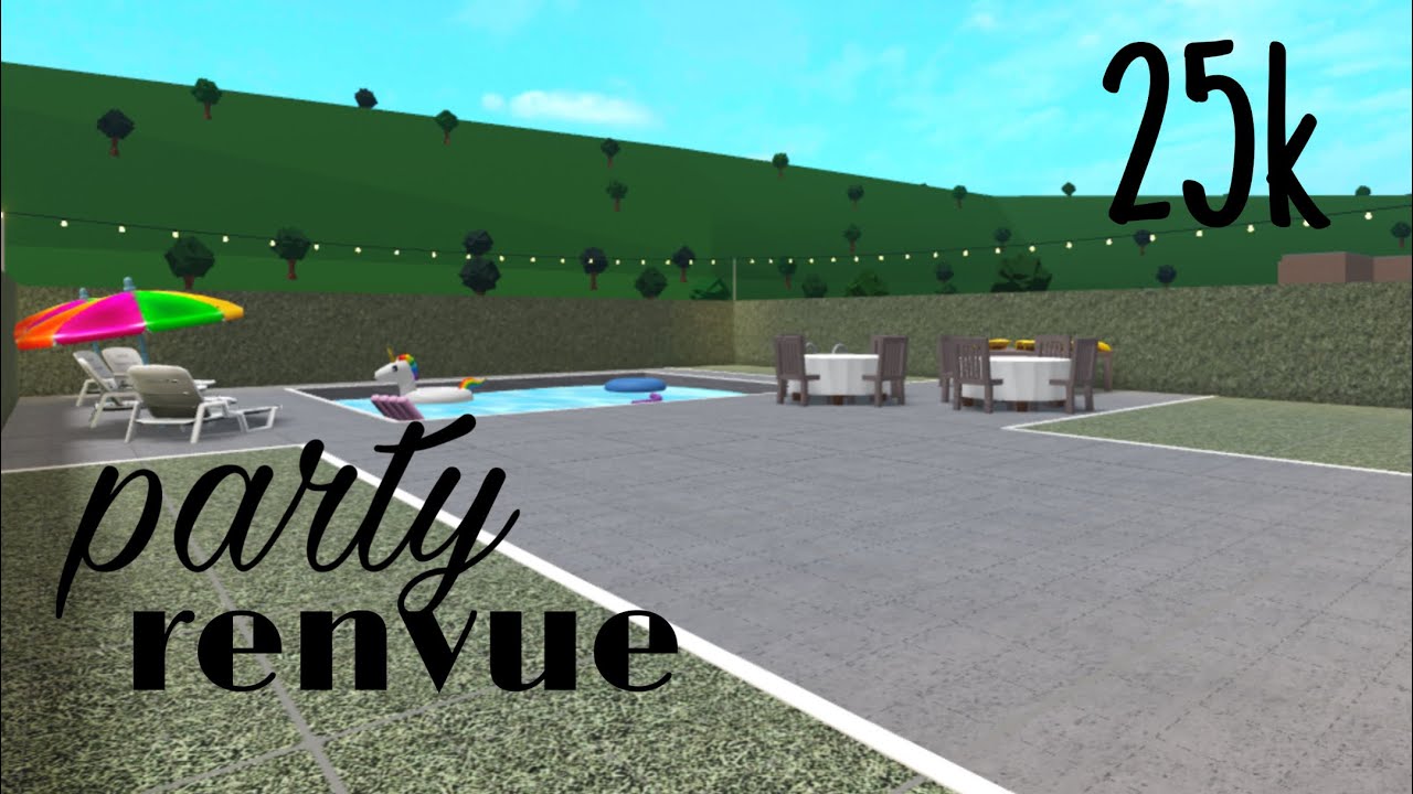 Bloxburg Party Revue Speed-build (25k) - YouTube