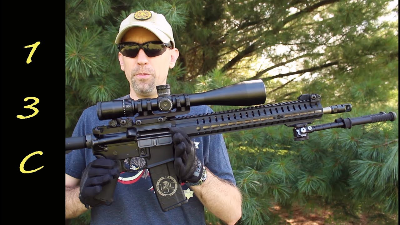 Nikon Black X1000 6-24x50mm SF IL w/ Black Cantilever Mount on CMMG Mk4 ...