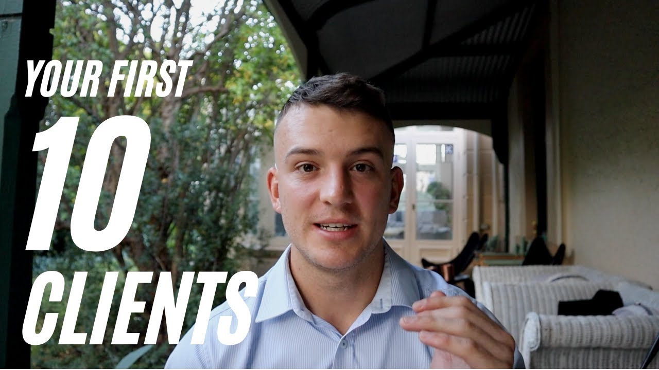 Getting your FIRST 10 CLIENTS in commercial Real estate - YouTube