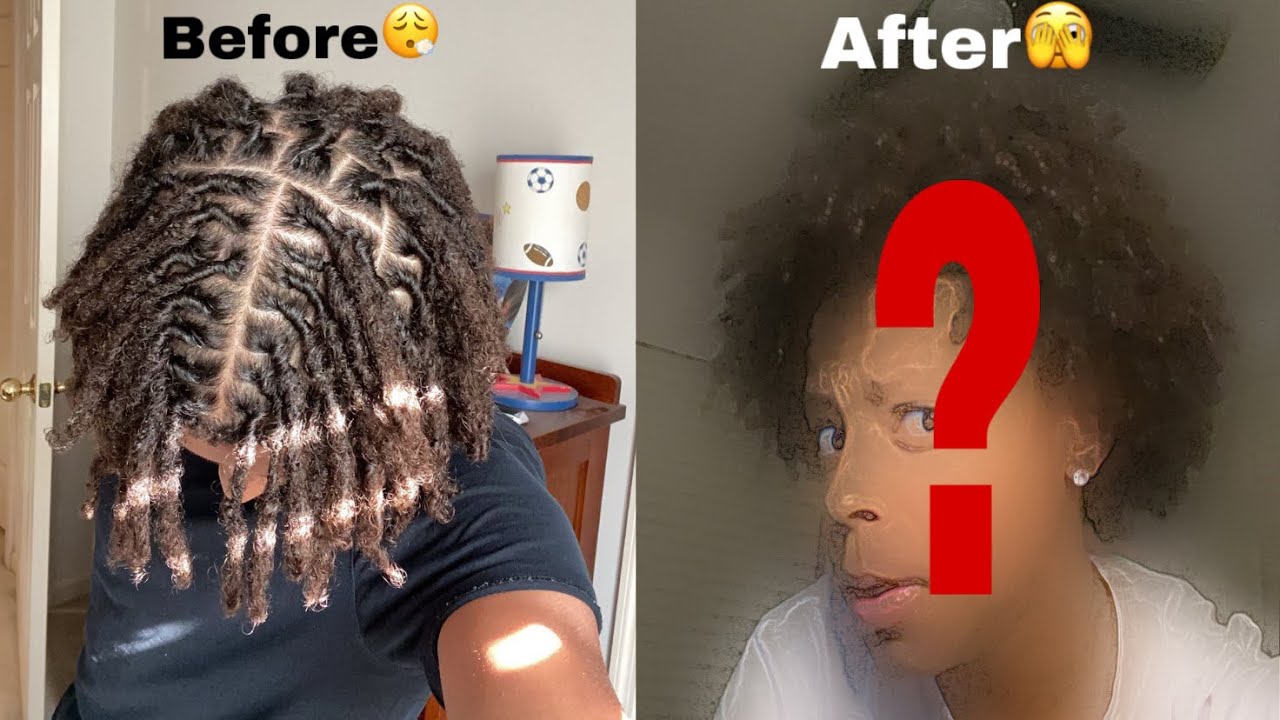 I Combed Out My Year Long Dreads! *CRAZY GROWTH* 😳 - YouTube