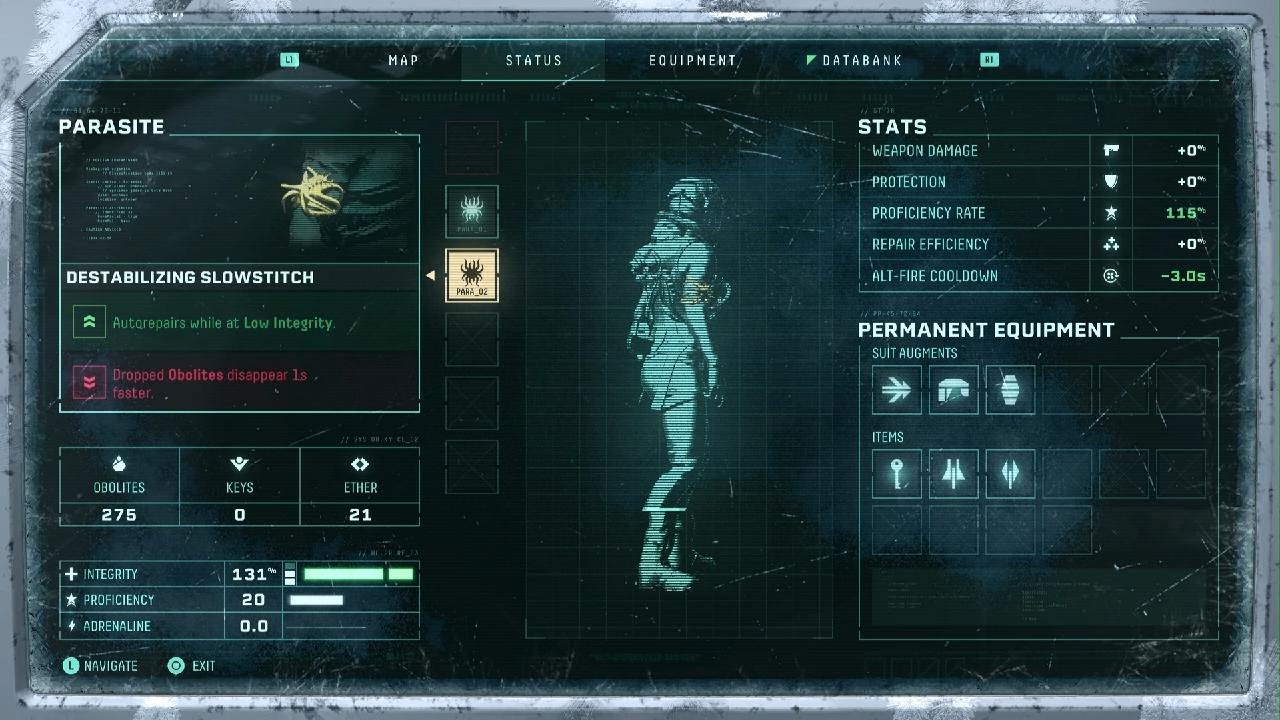 Returnal - Best parasite auto healing, bug maybe? - YouTube