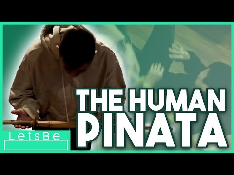Human Pinata Party with a Kendo Stick | LetsBe Friends