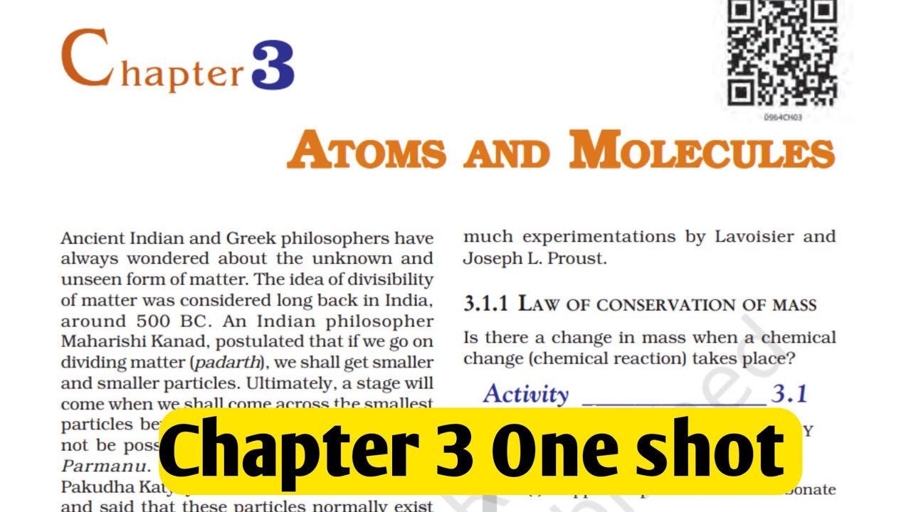 Class 9th Science l Chapter 3 l NCERT l Question and Answers l One Shot ...