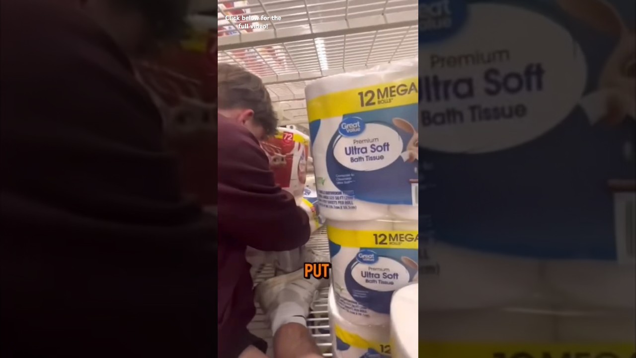 We tried to hide in Walmart😳🧻#shorts #prank - YouTube