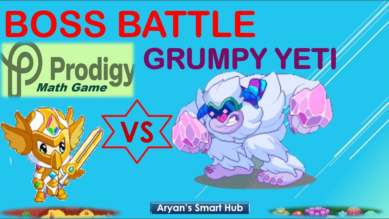 Prodigy Boss Battle! Defeating GRUMPY YETI the Boss! - YouTube