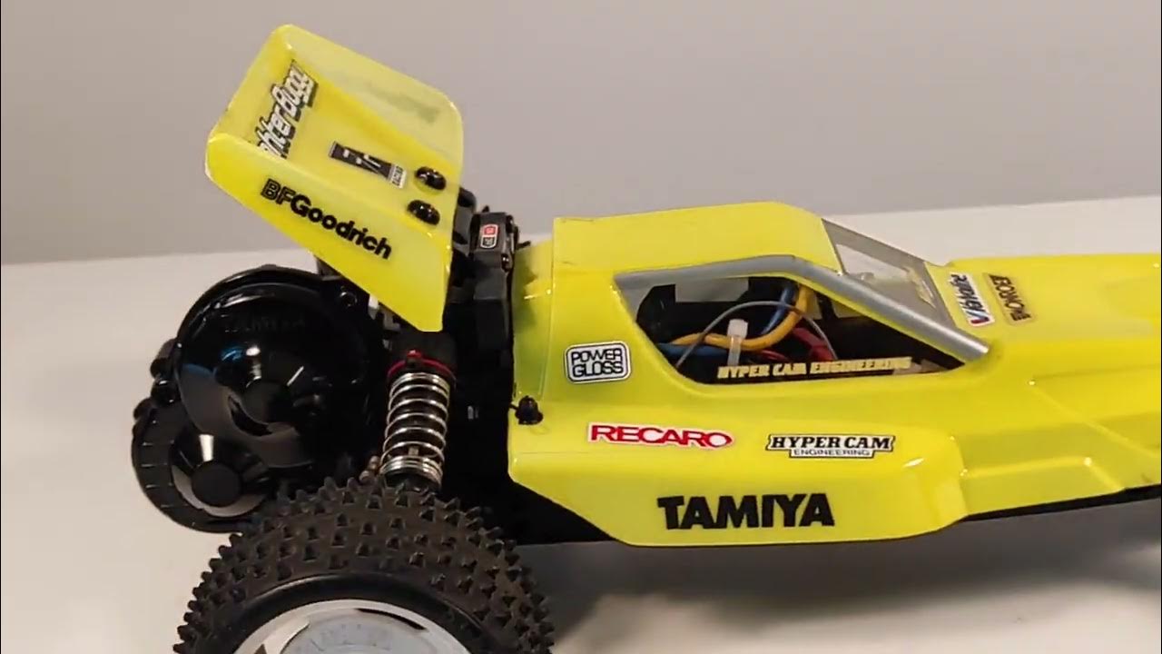 Tamiya DT-03 simple mods - rear wing angle with stock part from kit! - YouTube