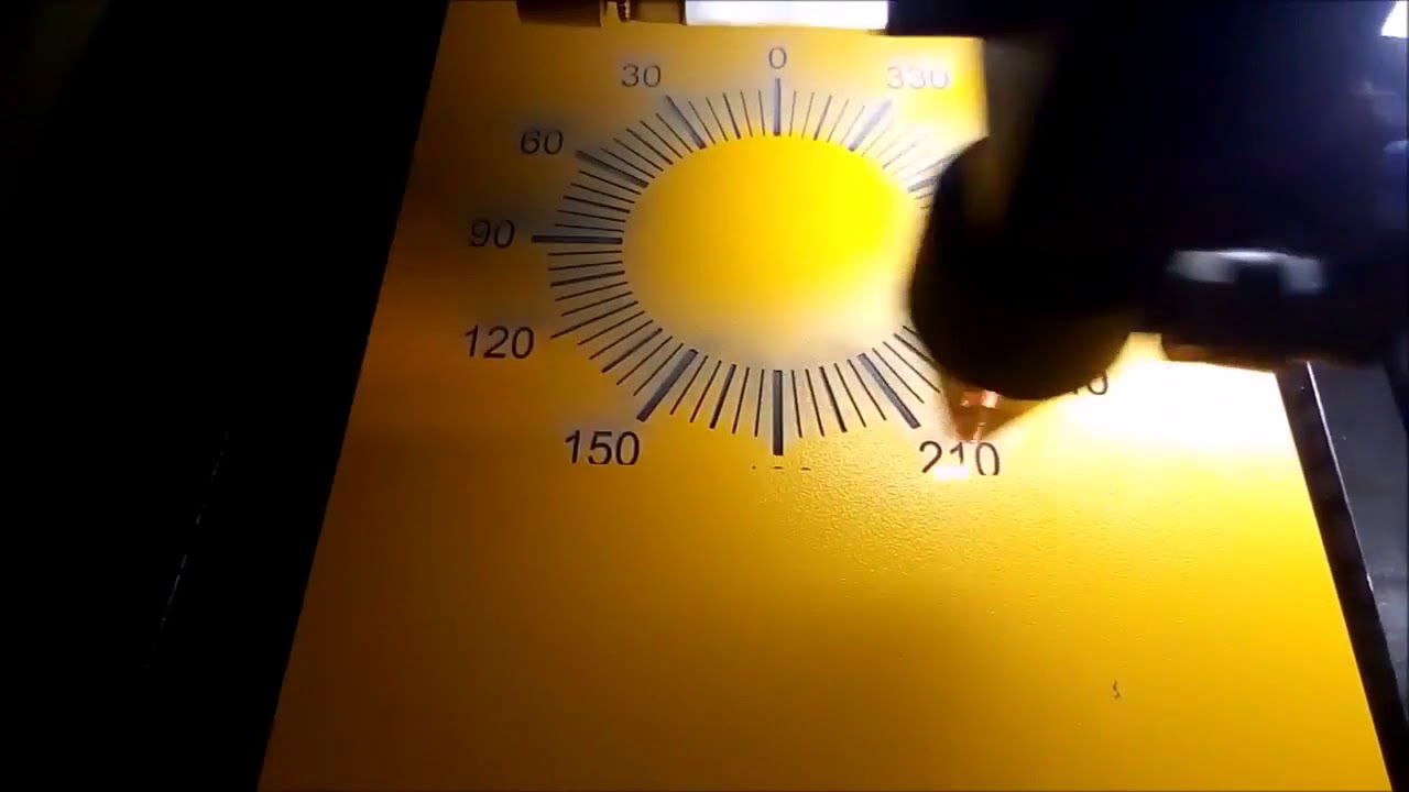 Laser engraving machine OPTIC TECH laser 1 - YouTube