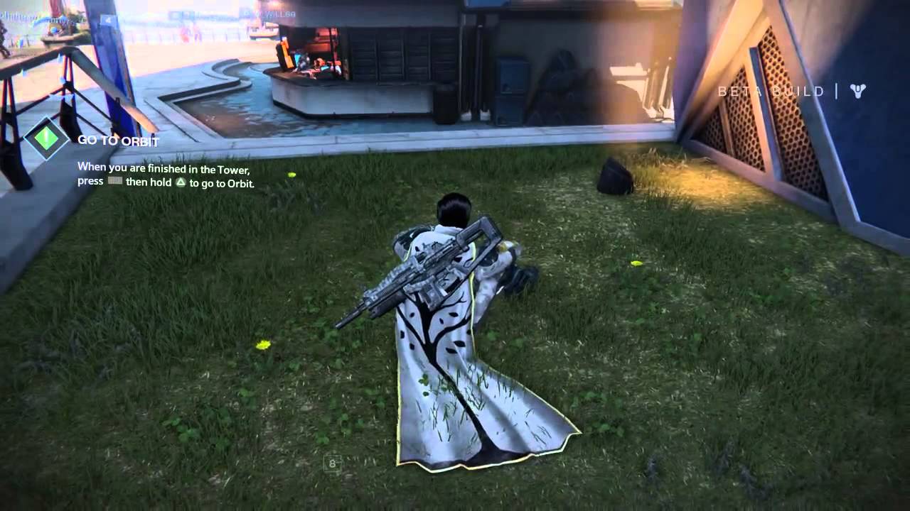 Destiny beta: Hunters cape stretch - YouTube