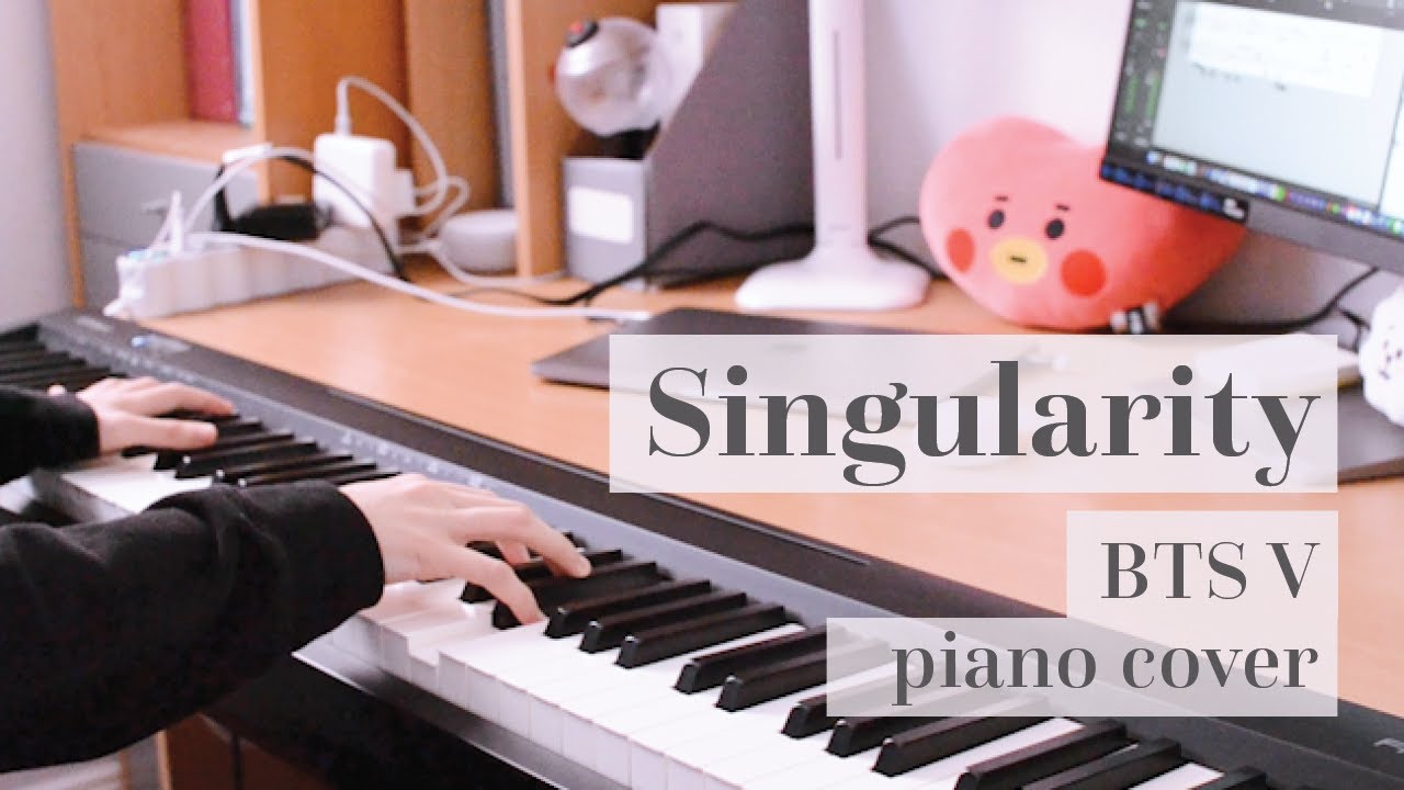 BTS V 방탄소년단 / 'Singularity' Piano Cover (lofi, jazz, concert live ver.) - YouTube