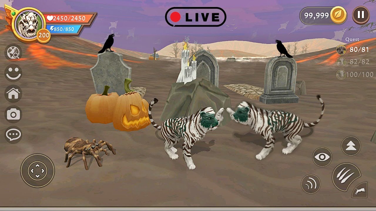 🔴 LIVE | WildCraft: Tiger Session Transformation - The Wolf: CO-OP PVP ...