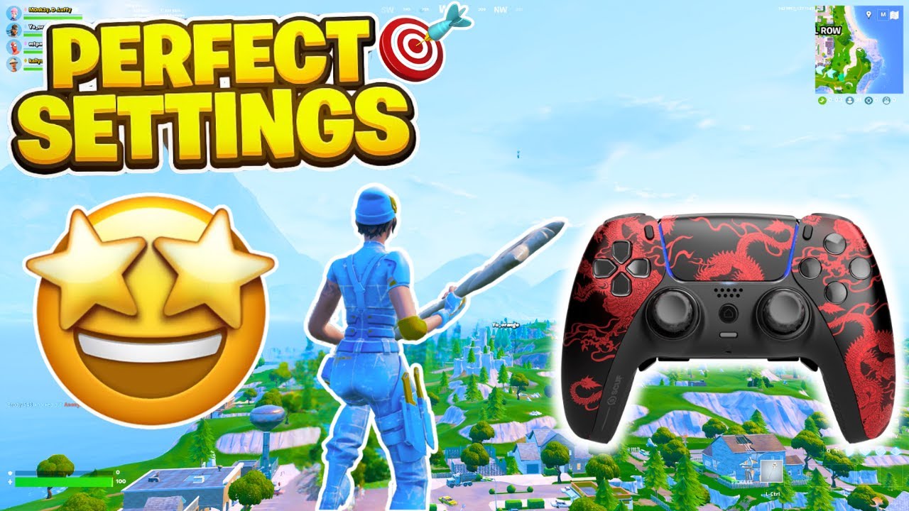 Fortnite Ps5 Controller Gameplay + Best Controller Settings Fortnite ...