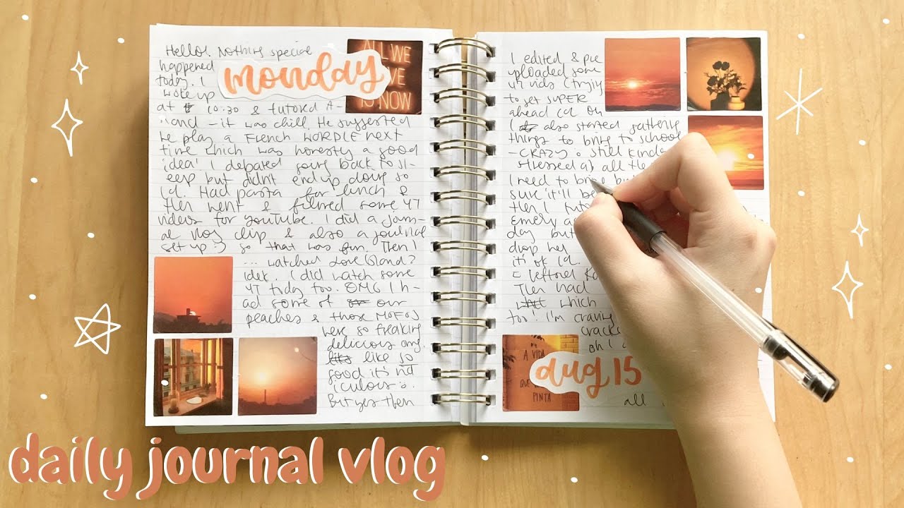 daily journal vlog | how i journal everyday! - YouTube