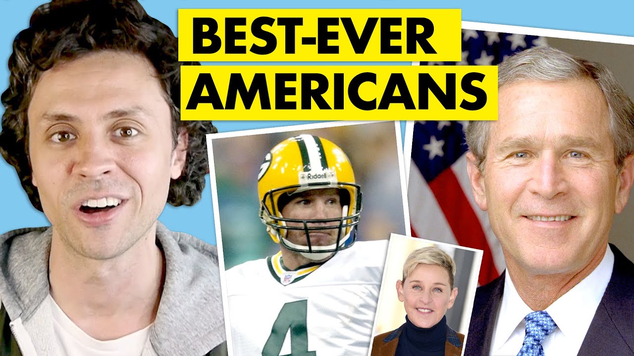 Ranking the 100 Greatest AMERICANS ever - YouTube
